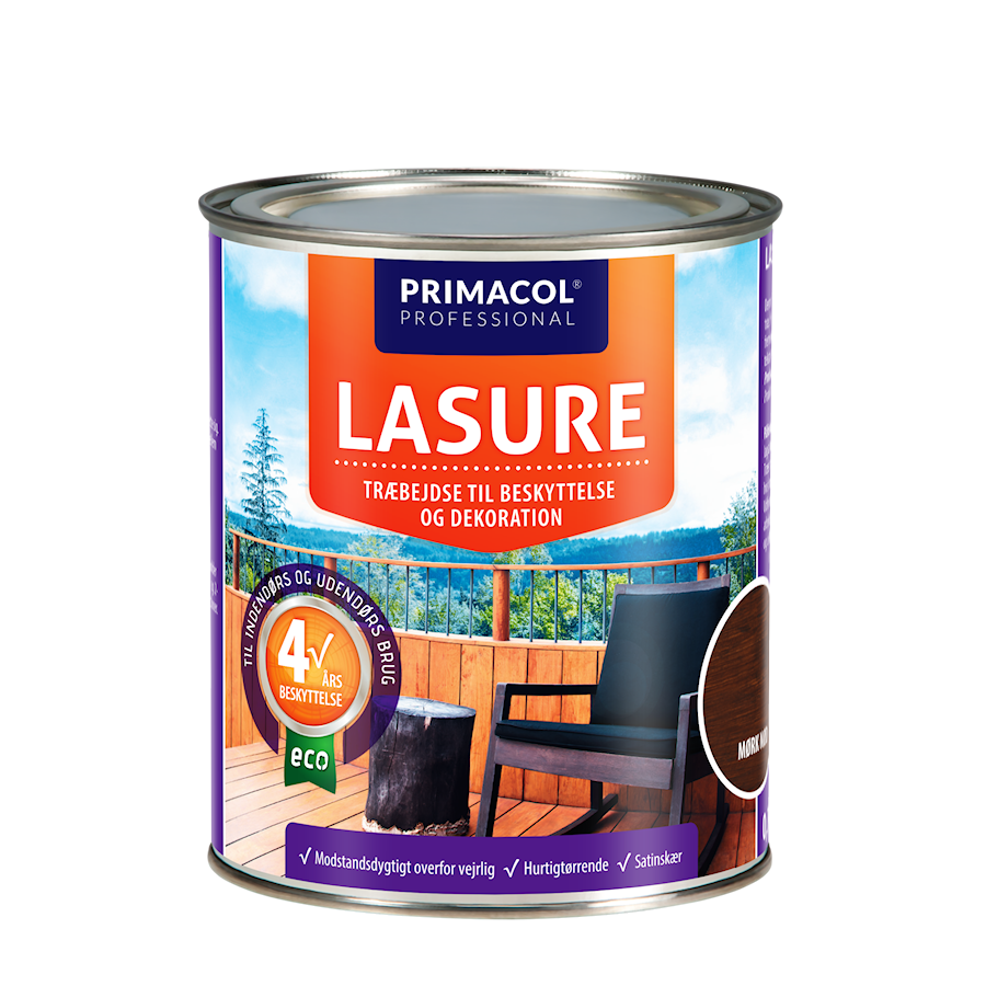 Lasur Træbeskyttelse: Fyr 2,5 L for 229,00 DKK | no. 013265 | da